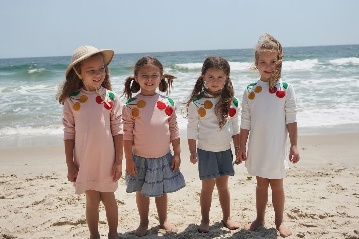 Siccinino Double Cherry Dusty Dress | Macaroni Kids