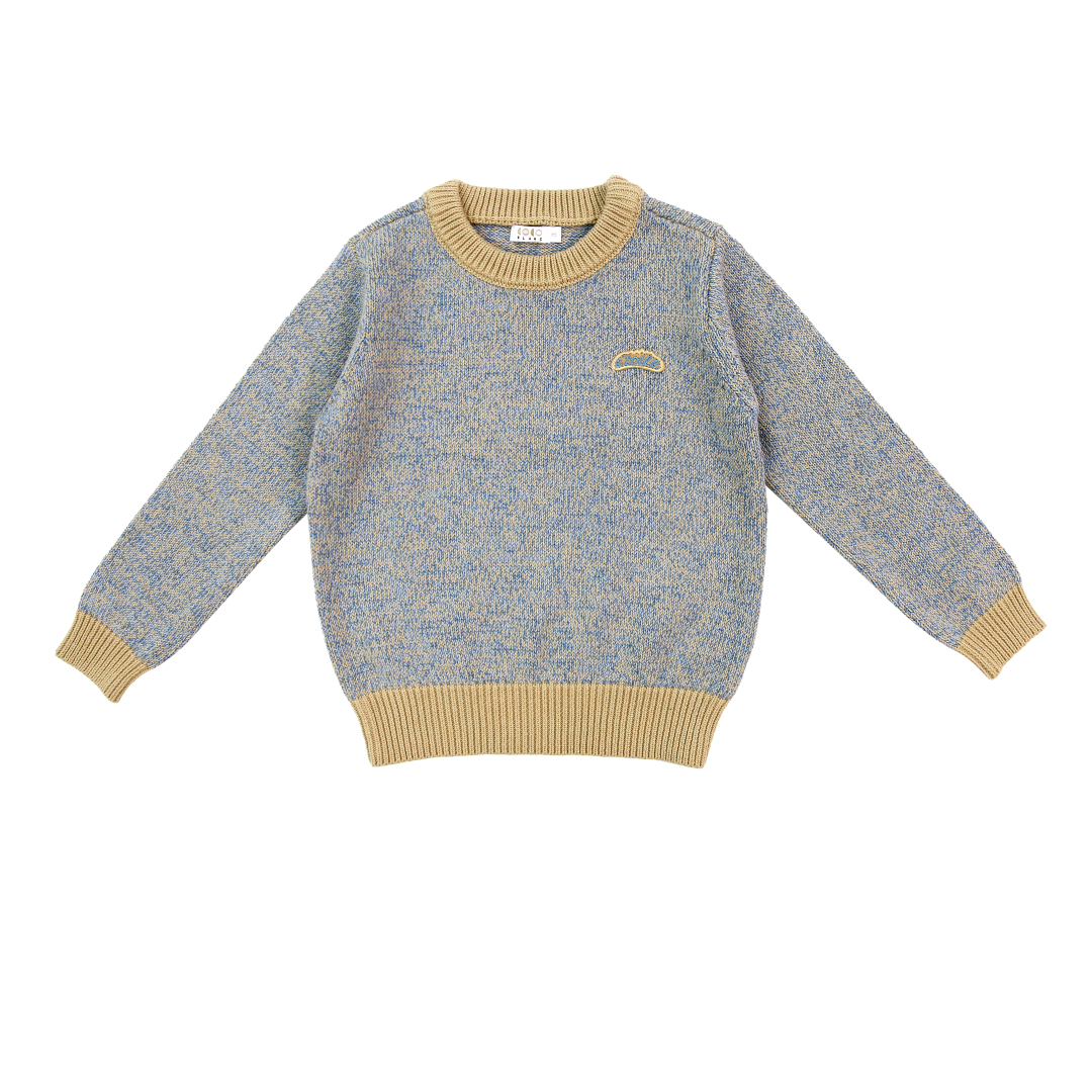 Coco Blanc Crew Speckled Sweater | Macaroni Kids
