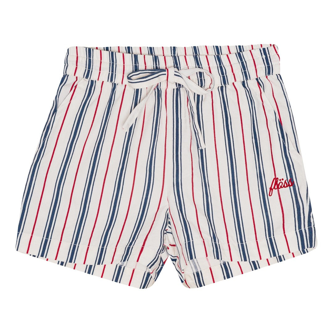 Floss Miles Red/ Blue Stripes Shorts | Macaroni Kids