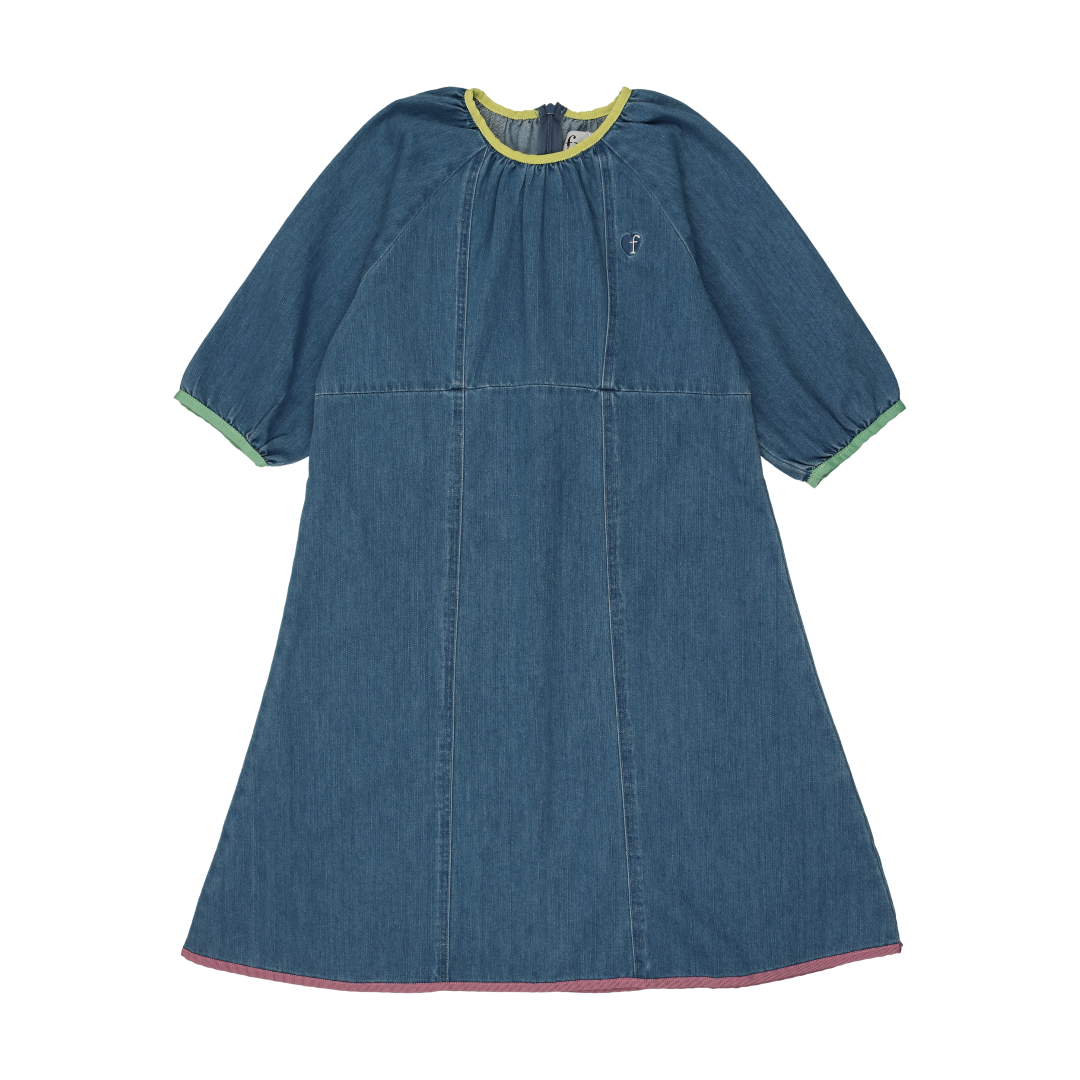 Froo Style Stella Dress Denim | Macaroni Kids